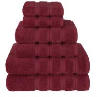 China 100% Cotton Soft Touch Set of 6 Bath Towels 400gsm 30x56 Inches for Sensitive Skin for sale