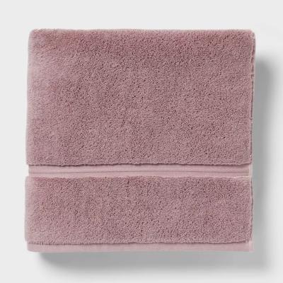 China Premium 600 GSM Terry Cotton Bath Towel Machine Washable Tumble Dry Safe Oeko Tex Certified for sale