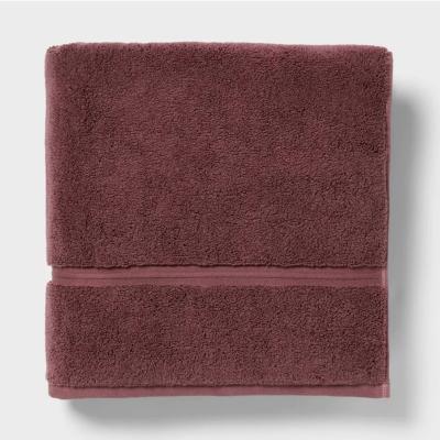 China 700 GSM Heavyweight Terry Cotton Bath Sheet 40x70 Inch Machine Washable Tumble Dry Safe for sale