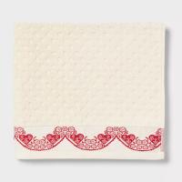 China 600gsm Turkish Cotton Embroidered Heart Bath Towel 180x100cm Romantic Gift for sale
