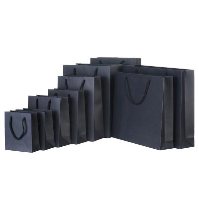 China Creatrust String Logo Eco Zara Blue Poka Dot Gift Birthday Paper Bag Wide Base Paper Bag for sale