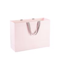 China Creatrust Handmade Silk Ribbon Gift Bag Paper Shopping Bag Custom Printed Logo for sale