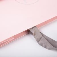 China Creatrust Handmade Silk Ribbon Gift Bag Paper Shopping Bag Custom Printed Logo for sale