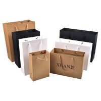 China Customized Printed Logo Eco Friendly Paper Bags Wholesale Printing Kraft Paper Bag High Quality Paper Bags With Your Own Logo for sale