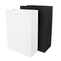 China OEM Custom Luxury Gift Craft Shopping White Kraft Paper Bag With Handle Manufacturer for sale