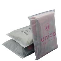 China ZGCX 50pcs One Pack  30*40 Cm Waterproof Frosted Slider PVC Zipper Bags Wholesale Plastic Transparent Matt Ziplock Cloth Bag for sale
