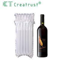 China Wine Buffer Inflatable Air Column Bag Packaging Red Protective Film PE Environmentally Friendly Recyclable Creatrust 3-5days for sale
