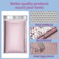 China ZGCX Custom Poly Bubble Mailers Padded Envelopes Matte Gift Shipping Packaging Courier Delivery Bags Metallic Bubble Mailer for sale