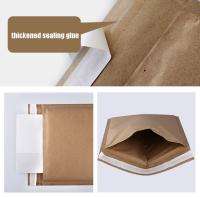 China ZGCX Kraft Paper Bag Recycled Mailers Shopping Cushion Courier Bubble Packag/ Envelop Bags Biodegradable Honeycomb Padded Mailer for sale