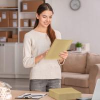 China ZGCX Kraft Paper Bag Recycled Mailers Shopping Cushion Courier Bubble Packag/ Envelop Bags Biodegradable Honeycomb Padded Mailer for sale