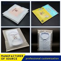 China ZGCX Custom Frosted Zip Lock Logo Reseal Poly Bag Slider Plastic Bag Clothes Packing for sale
