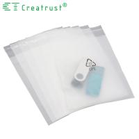China China CPE Slider Ziplock Packaging Bags Matte Zipper Bag for Mobile Phone for sale