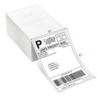 China ZGCX Compatible Rollo Printer4x6 Thermal Labels 500 Fanfold Thermal Printer Labels Shipping 4x6 Mailing Labels for sale