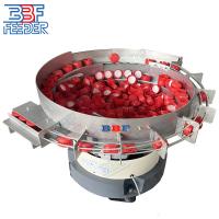China Conveyor System Cap Bowl Feeder Crown Lids Flip Top Cap Vibrating Linear Feeder for sale