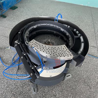 China Speed Based On Customers Requirements Vibratory Bowl Feeder 500 Mm X 500 Mm X 400 Mm Bowl Finishing Polishing Or PU Coating for sale