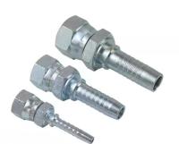 China Reusable JIC  Stainless Steel Female Hydraulic Hose Connectors with Hexagon Head Type for sale