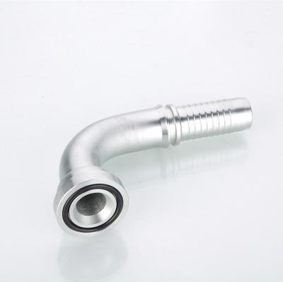 China Pipe Lines Connect 90 Degree SAE Flange 3000 Psi Hydraulic Hose Fitting 87391 Sales for sale