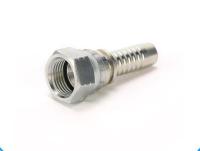 China 26711Stainless Steel  Hydraulic Swaged Hose Fitting Low/High Pressure JIC Female 74 Degree Cone Seat for sale