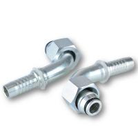 China Metric Female Stainless Steel 24 Degree Cone O-Ring L. T. 20491 Banjo Hose Fitting 90 Degree for Connection for sale