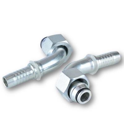 China Metric Female Stainless Steel 24 Degree Cone O-Ring L. T. 20491 Banjo Hose Fitting 90 Degree for Connection for sale