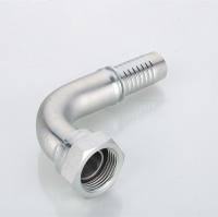 China Supply Excavator Stainless Steel Hydraulic Hose Fitting 90 Degree Elbow Bsp Female 60 Degree Cone 22691 for sale