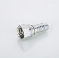China Stainless Steel 3/4 Bsp Elbow Swivel Hydraulic Hose Metric 90 Degree Cone for sale