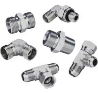 China SAE Male Threads Hydraulic Elbow Fittings 1b9 Carbon Steel for Durable Hydraulic System for sale