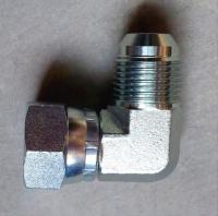 China 1C9 1D9 DIN Bite Type Tube Fittings 90 Degrees Elbow High Pressure Ball Valve Hydraulics Adapter for sale