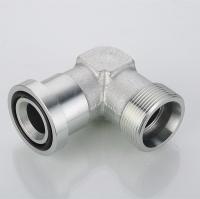 China 90 Degree Elbow Metric Hydraulic Adapter Male Bite Type Flange Samples Request Sample for sale