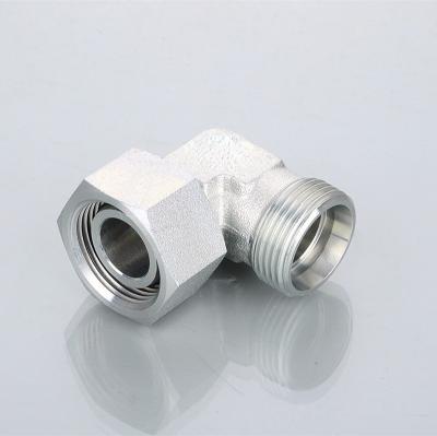 China Medium Carbon Steel 90 Degree Elbow Tube Adaptor Advantageous for Hydraulic Fittings for sale