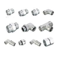 China Galvanized Sheet Reducer Tube Adaptor with Swivel Nut Carbon Steel Fitting 2c-W 2c-W/Rn for sale