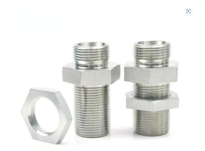 China Metric Tube Fitting Straight Bulkhead Sealing Ferrule 6c/6D 6c-Ln/Rn 6D-Ln/Rn Series for sale