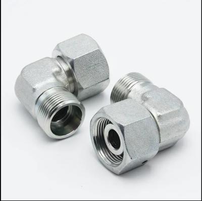 China Pipe Lines Connect Parker 90 Degree Elbow Reducer Tube Adaptor with Swivel Nut Heavy 6S-38S Welded Hydraulic Fitting for sale