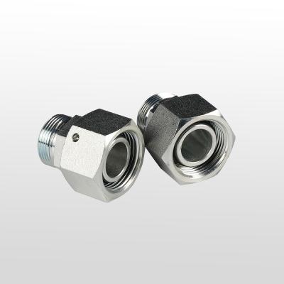 China Hexagon Head Swagelok Hydraulic Bite-Type Tube Fitting Metric Thread with Captive Seal for sale
