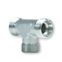 China 6000 Psi NPT Male Swagelok Bite Type Tube Fittings Equal Tee for High Pressure Systems for sale