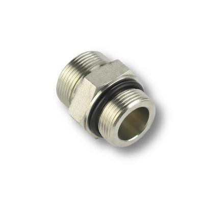 China Long Working Life Male Thread Fitting Hydraulic Hose Adapter Distributor with O-Ring Seal for sale