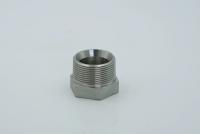 China Galvanized Sheet Male Connection Adapter Hose Fitting BSPT Hex Plug for 4t-Sp Hydraulic for sale