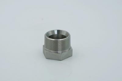 China Galvanized Sheet Male Connection Adapter Hose Fitting BSPT Hex Plug for 4t-Sp Hydraulic for sale