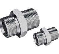 China SAE High Pressure Carbon Steel Male O-Ring Face Seal Union Hydraulic Adapter Fittings for sale