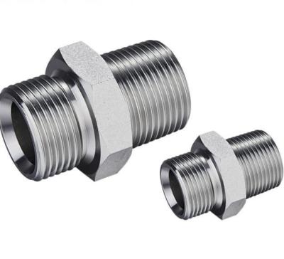 China SAE High Pressure Carbon Steel Male O-Ring Face Seal Union Hydraulic Adapter Fittings for sale
