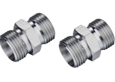 China Medium Carbon Steel Hydraulic Hose Straight Adapter Fittings Benefit DIN Standard for sale