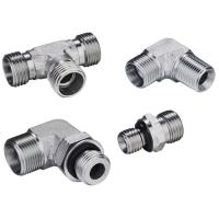 China 90 Degree Elbow Pipe Fittings Metric Male Hydraulic Hose Adapter 1 Piece Min.Order for sale