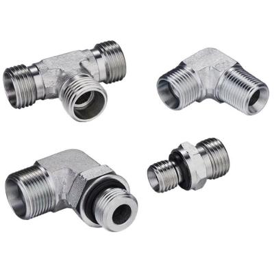 China 90 Degree Elbow Pipe Fittings Metric Male Hydraulic Hose Adapter 1 Piece Min.Order for sale