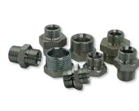 China Round Head Pipe Adapter High Pressure Reusable Hydraulic Hose Fittings Jic Bsp Metric for sale