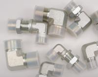 China Galvanized Sheet 90deg Carbon Steel Bulkhead Park Fittings with Long Working Life for sale