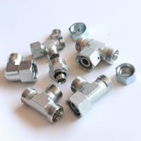 China 6C Model NO. Long Working Life Hydraulic Hose Metric Thread Bite Type Fitting 90deg Elbow for sale