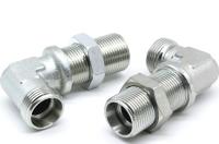 China Round Head 90 Degree Elbow Jic Carbon Steel Fittings 6c9 Swivels Hydraulic Joint Made for sale