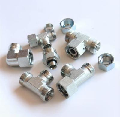 China Reusable 6c9 Hydraulic Hose Adaptor Fitting Round Head Type with Metric Male Adapter for sale