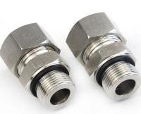 China 1cm-Wd Stainless Carbon Steel DIN2353 Bite Ferrule Type Connector Tube Adapters with Hexagon Head for sale