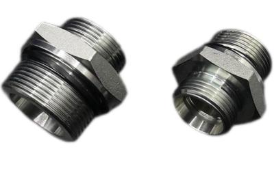 China Medium Carbon Steel 1cm-Wd 1dm-Wd Hydraulic Hose Fitting Metric Thread with Captive Seal for sale